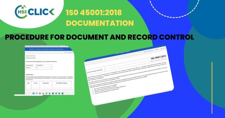 Procedure For Document And Record Control - HSEClick