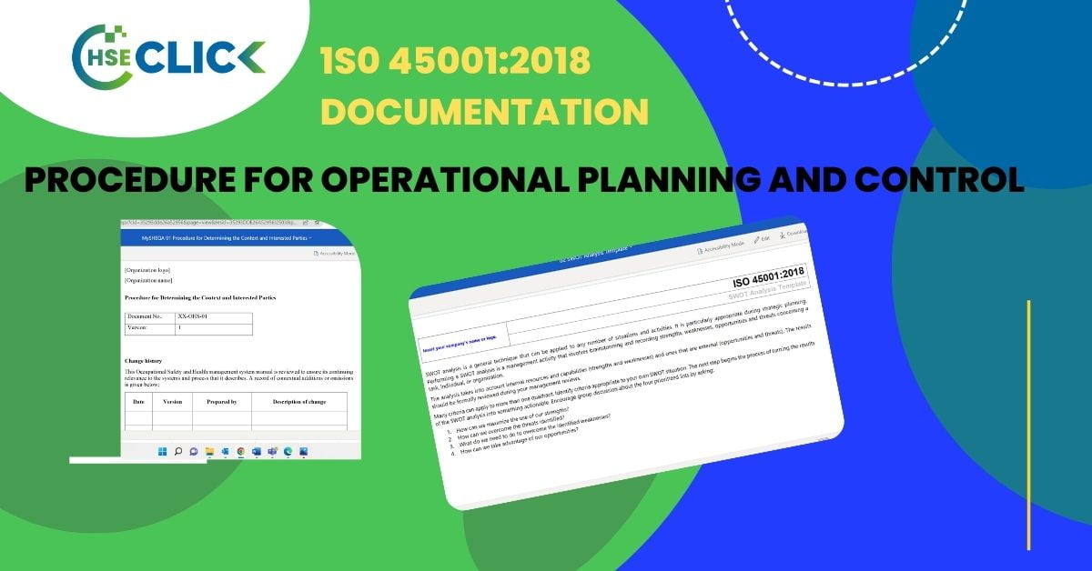 Procedure For Operational Planning And Control - HSEClick